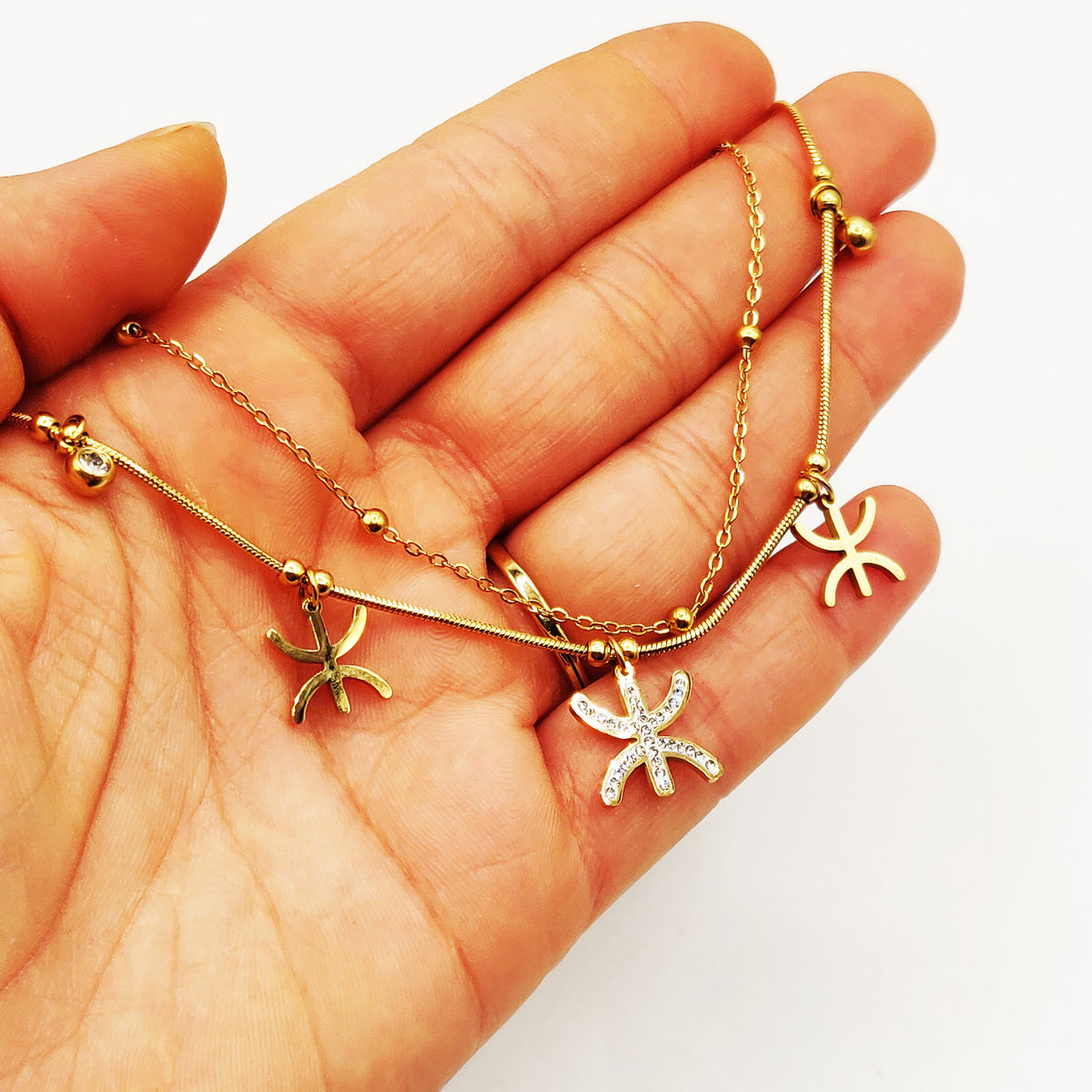 Collier Double Multi Amazigh Luxe – Hanan Channel