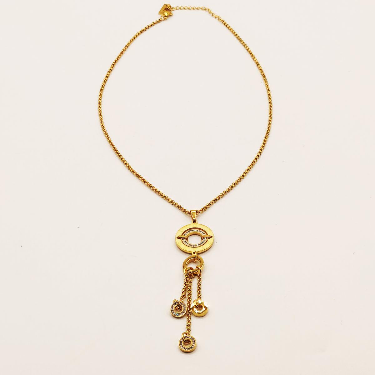 Collier Rafinity Triple Pendentifs Cercles Luxe – Hanan Channel